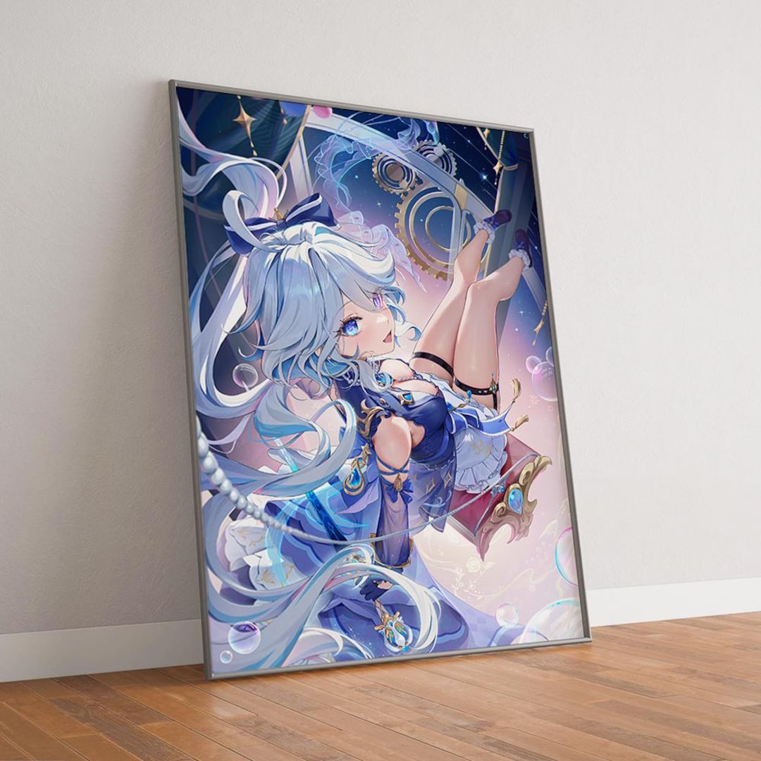 Genshin Impact Furina Poster, High Quality Canvas Poster Print, Gifts ...