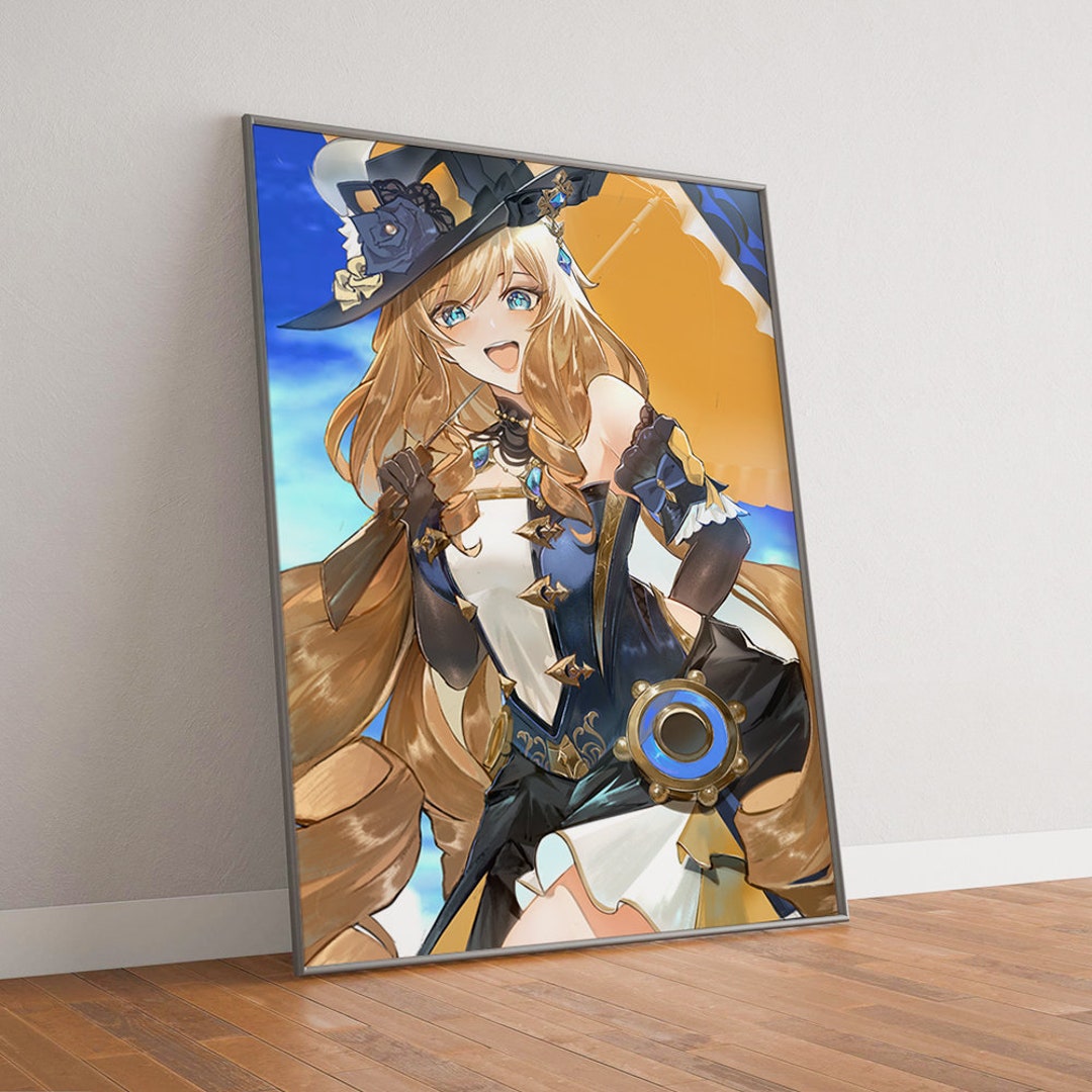 Genshin Impact Navia Poster, High Quality Canvas Poster Print, Gifts ...