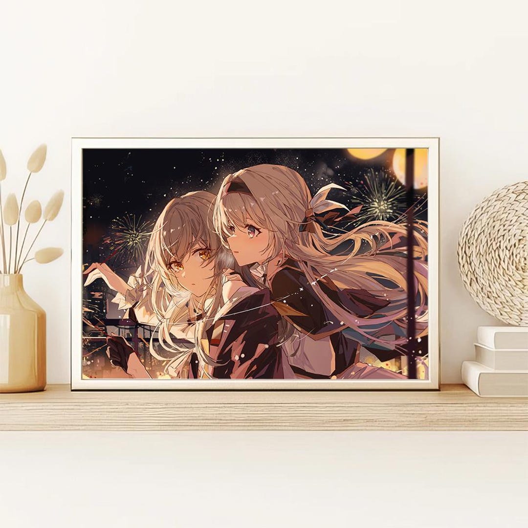 Honkai Stair Rail Firefly&trailblazer Poster, High Quality Canvas ...