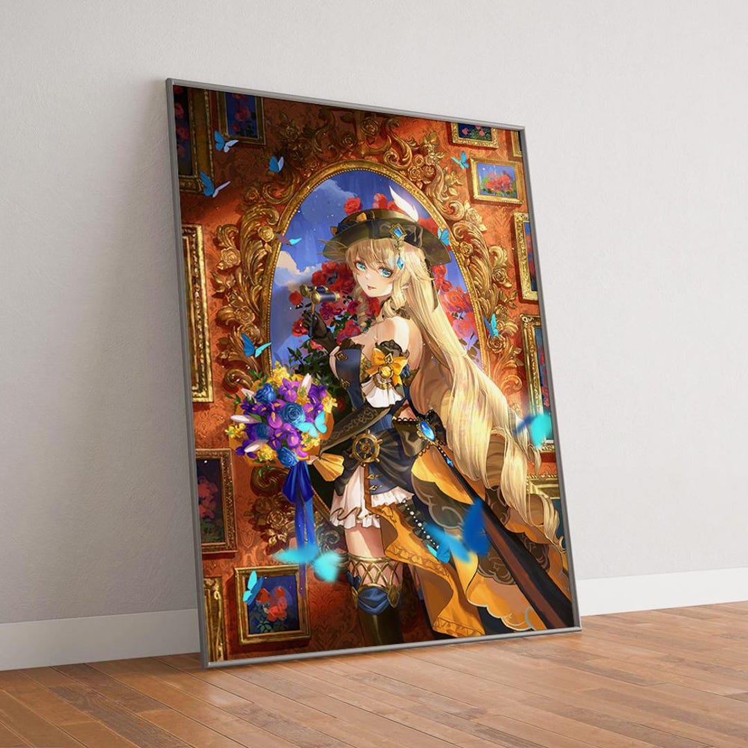 Genshin Impact Navia Poster, High Quality Canvas Poster Print, Gifts ...