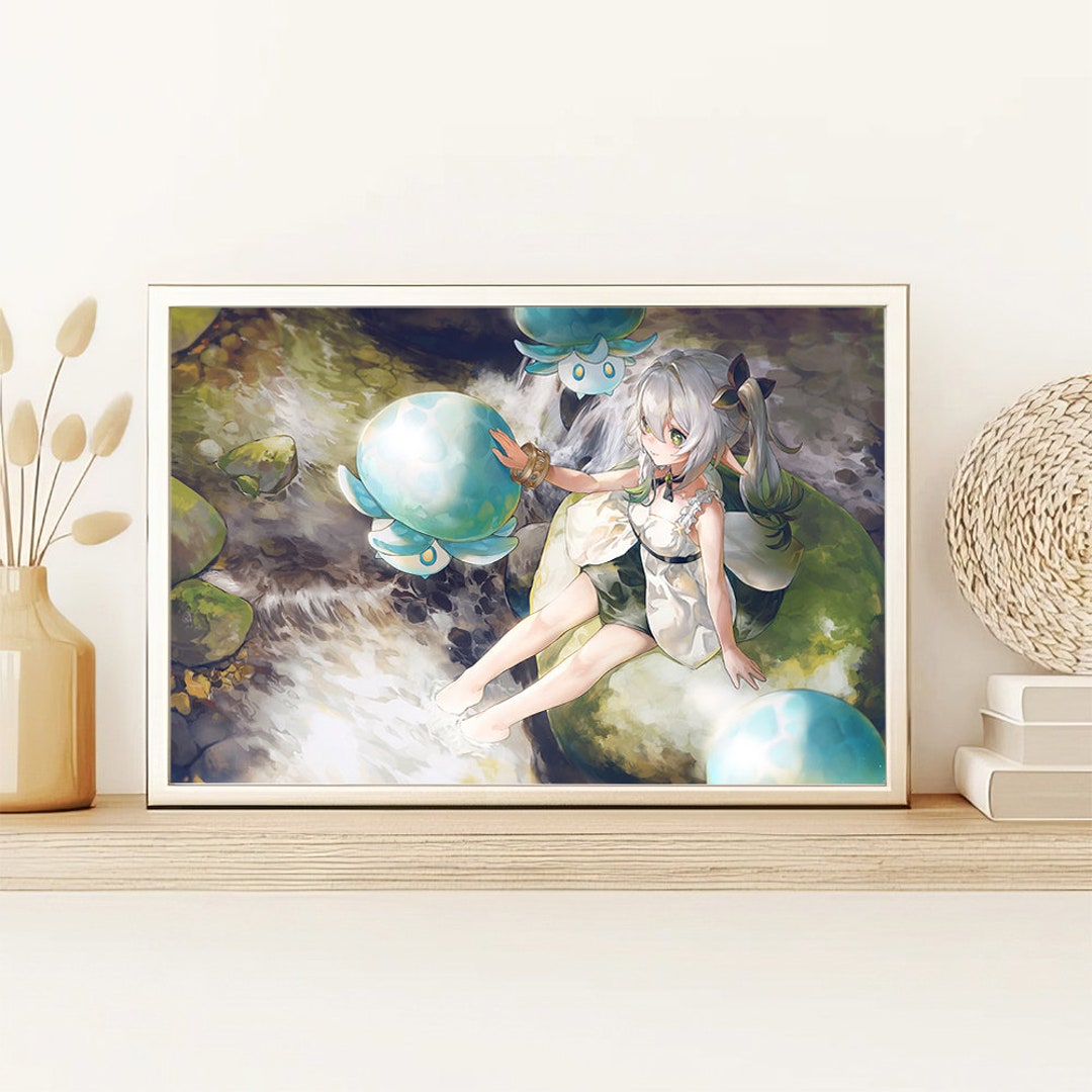 Genshin Impact Nahida Poster, High Quality Canvas Poster Print, Gifts ...