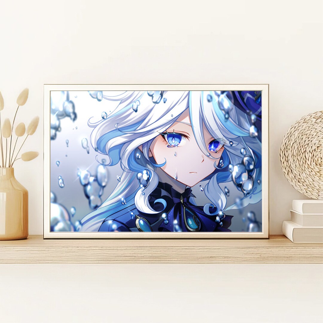 Genshin Impact Furina Poster, High Quality Canvas Poster Print, Gifts ...