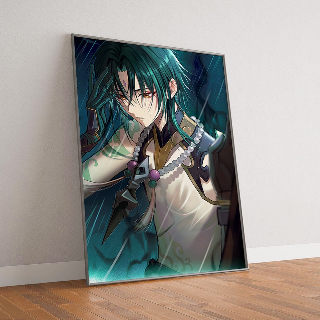 Genshin Impact Xiao Poster, High Quality Canvas Poster Print, Gifts for ...