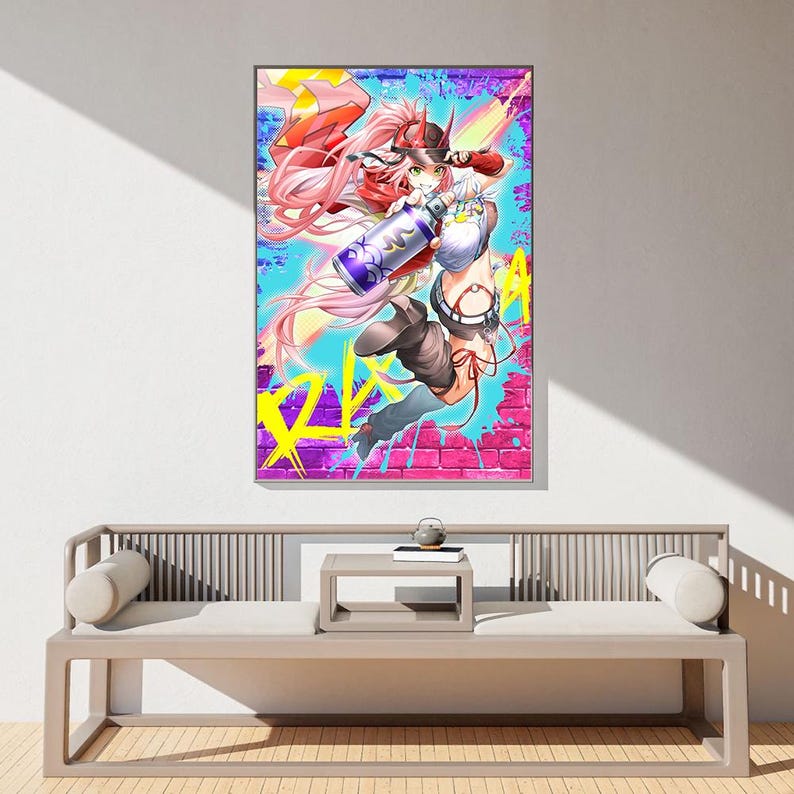Honkai Stair Rail Rappa Poster, High Quality Canvas Poster Print, Gifts ...