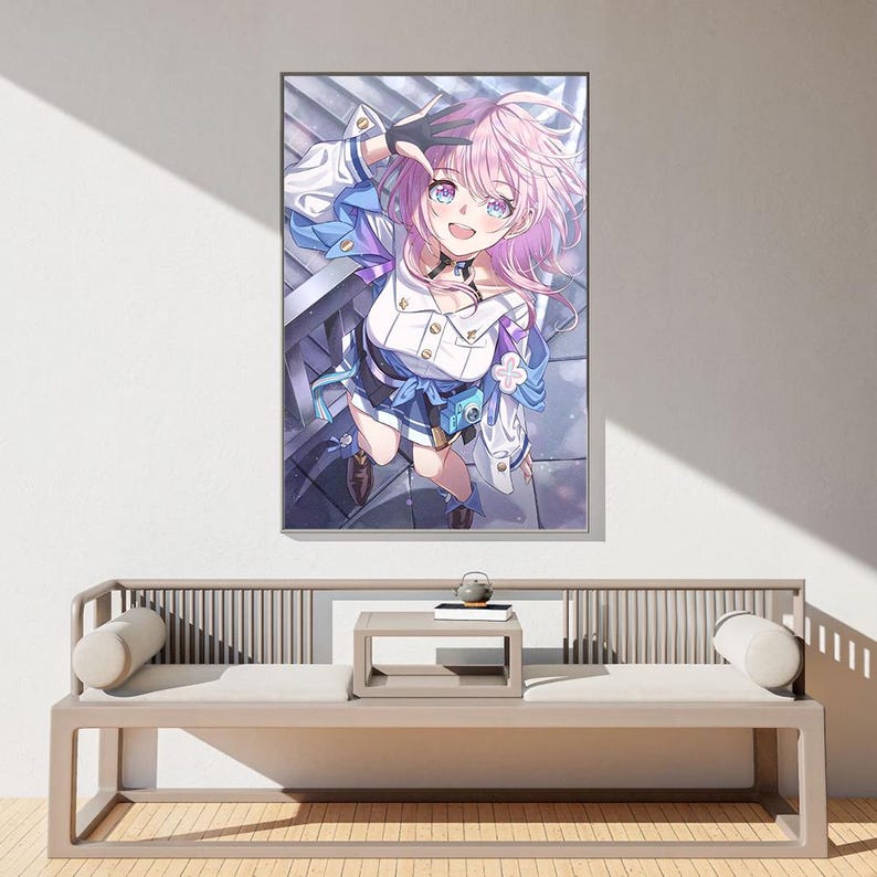 Honkai Stair Rail March 7th Poster, High Quality Canvas Poster Print ...