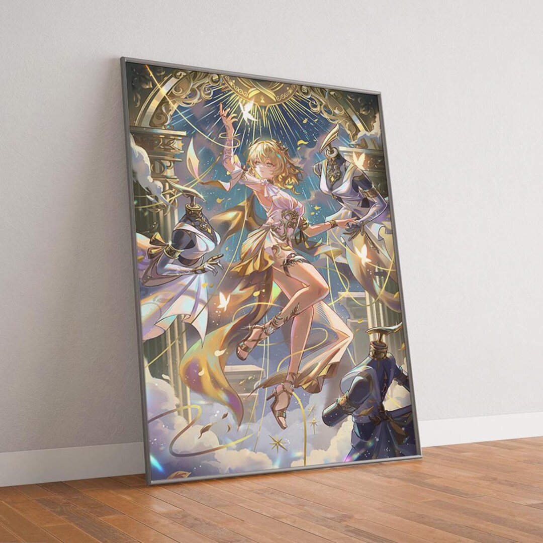Honkai Stair Rail Aglaea Poster, High Quality Canvas Poster Print ...