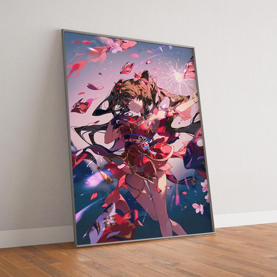 Honkai Stair Rail Sparkle Poster, High Quality Canvas Poster Print ...