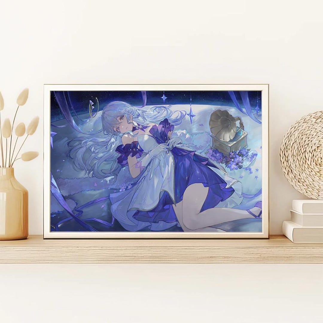 Honkai Stair Rail Robin Poster, High Quality Canvas Poster Print, Gifts ...