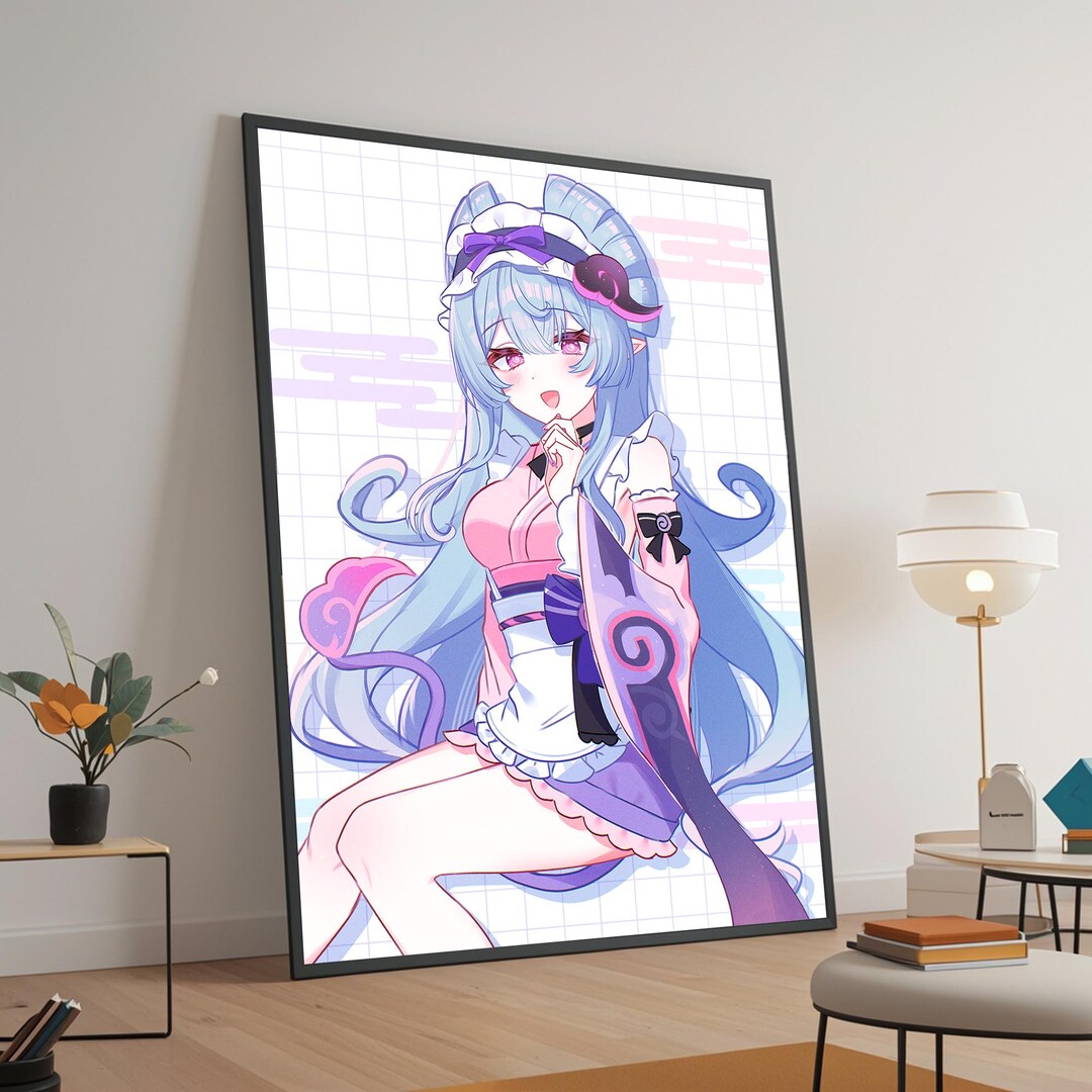 Genshin Impact Yumemizuki Mizuki Poster, High Quality Canvas Poster ...
