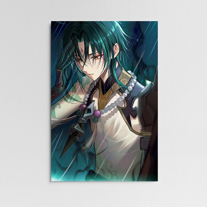 Genshin Impact Xiao Poster, High Quality Canvas Poster Print, Gifts for ...