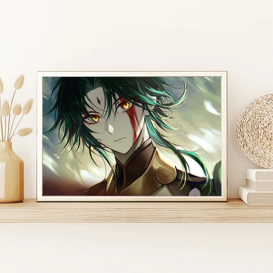 Genshin Impact Xiao Poster, High Quality Canvas Poster Print, Gifts for ...