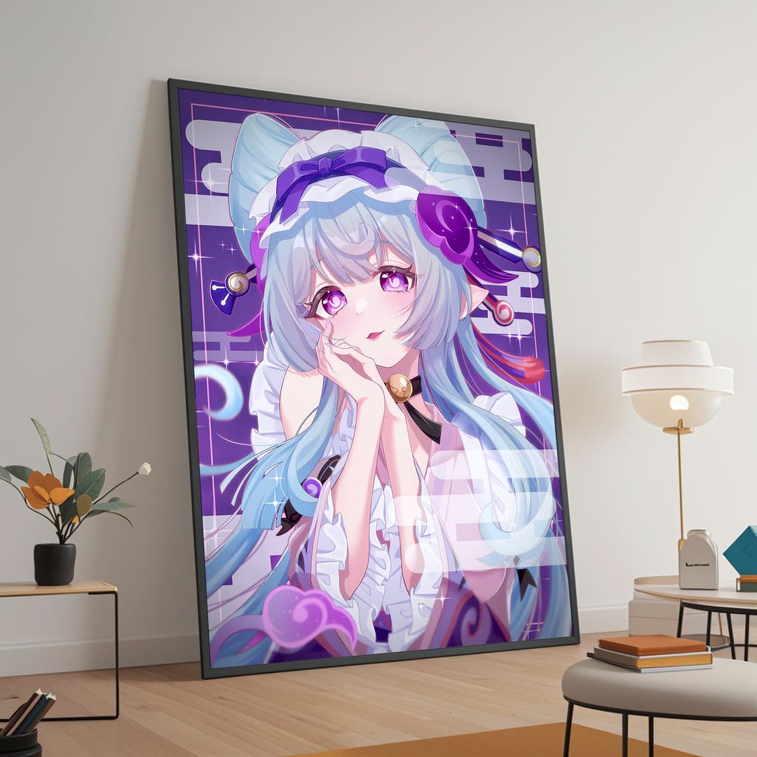 Genshin Impact Yumemizuki Mizuki Poster, High Quality Canvas Poster ...