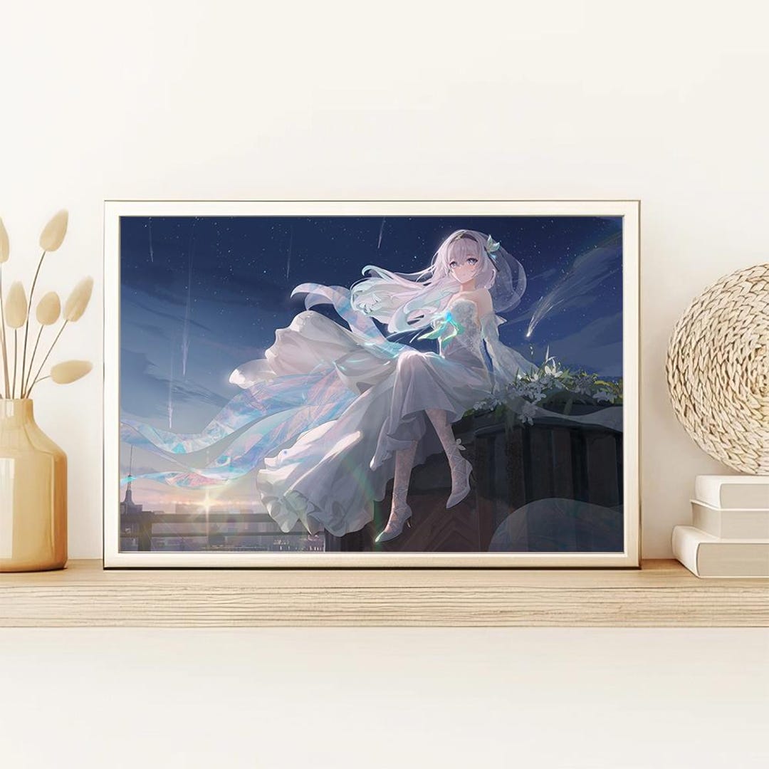 Honkai Stair Rail Firefly Poster, High Quality Canvas Poster Print ...