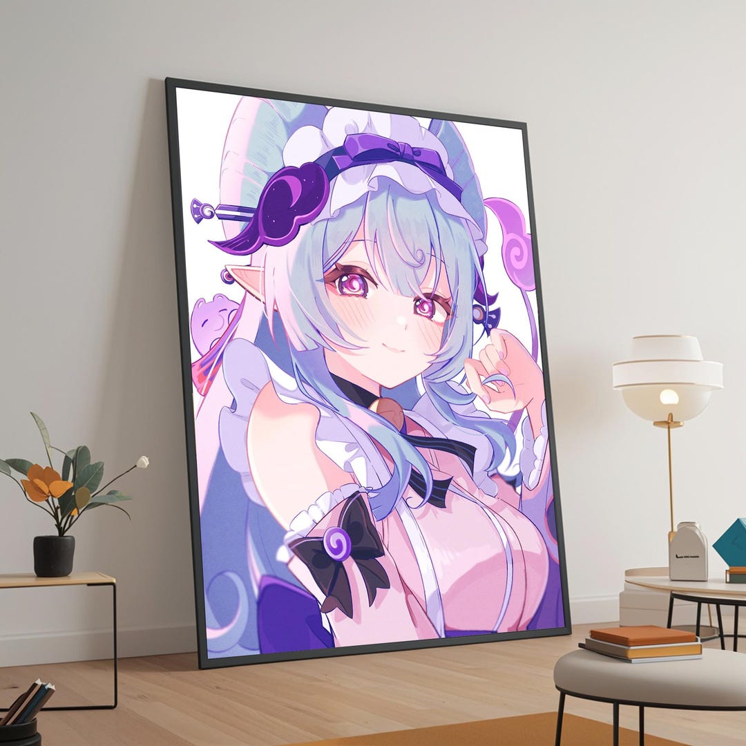 Genshin Impact Yumemizuki Mizuki Poster, High Quality Canvas Poster ...
