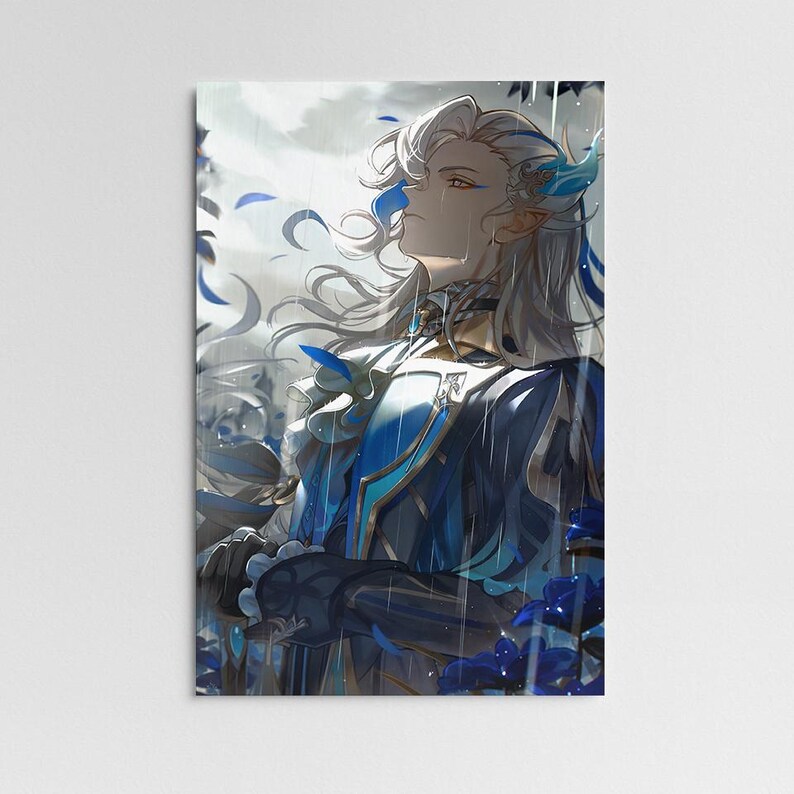 Genshin Impact Neuvillette Poster, High Quality Canvas Poster Print ...