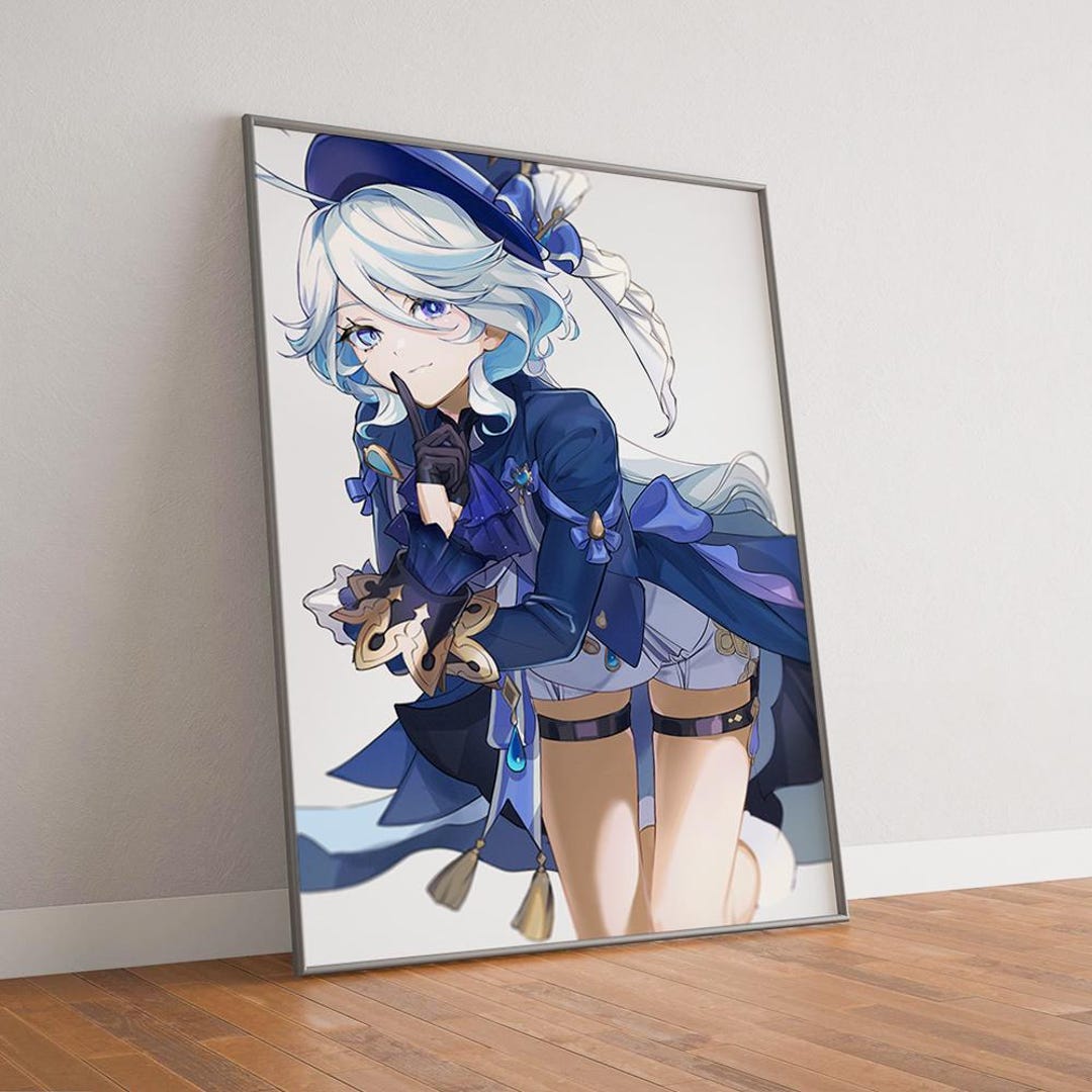 Genshin Impact Furina Poster, High Quality Canvas Poster Print, Gifts ...