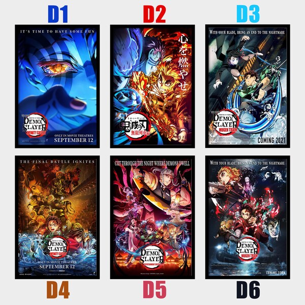 Demon Slayer Posters - Etsy