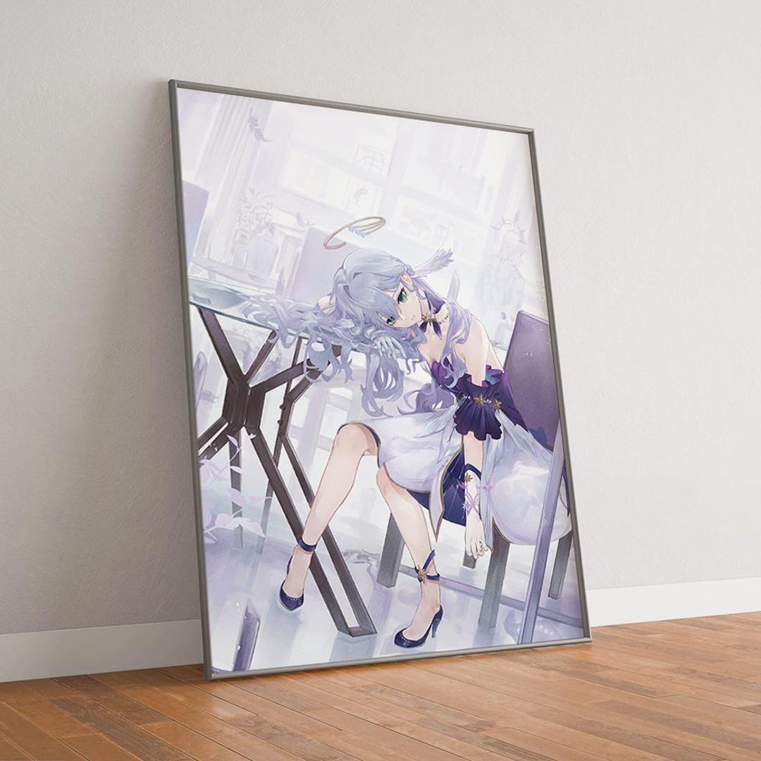 Honkai Stair Rail Robin Poster, High Quality Canvas Poster Print, Gifts ...