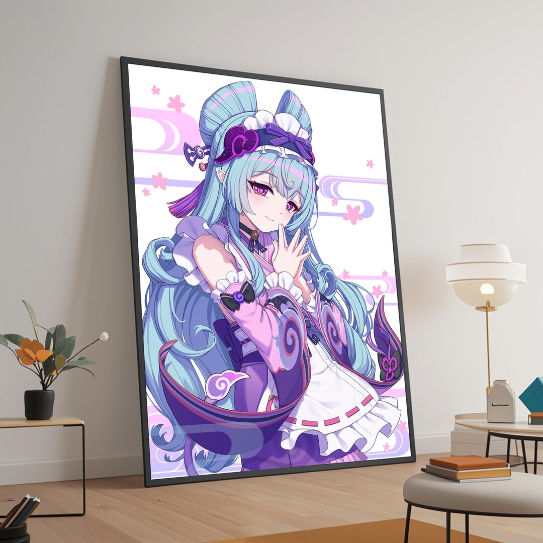 Genshin Impact Yumemizuki Mizuki Poster, High Quality Canvas Poster ...