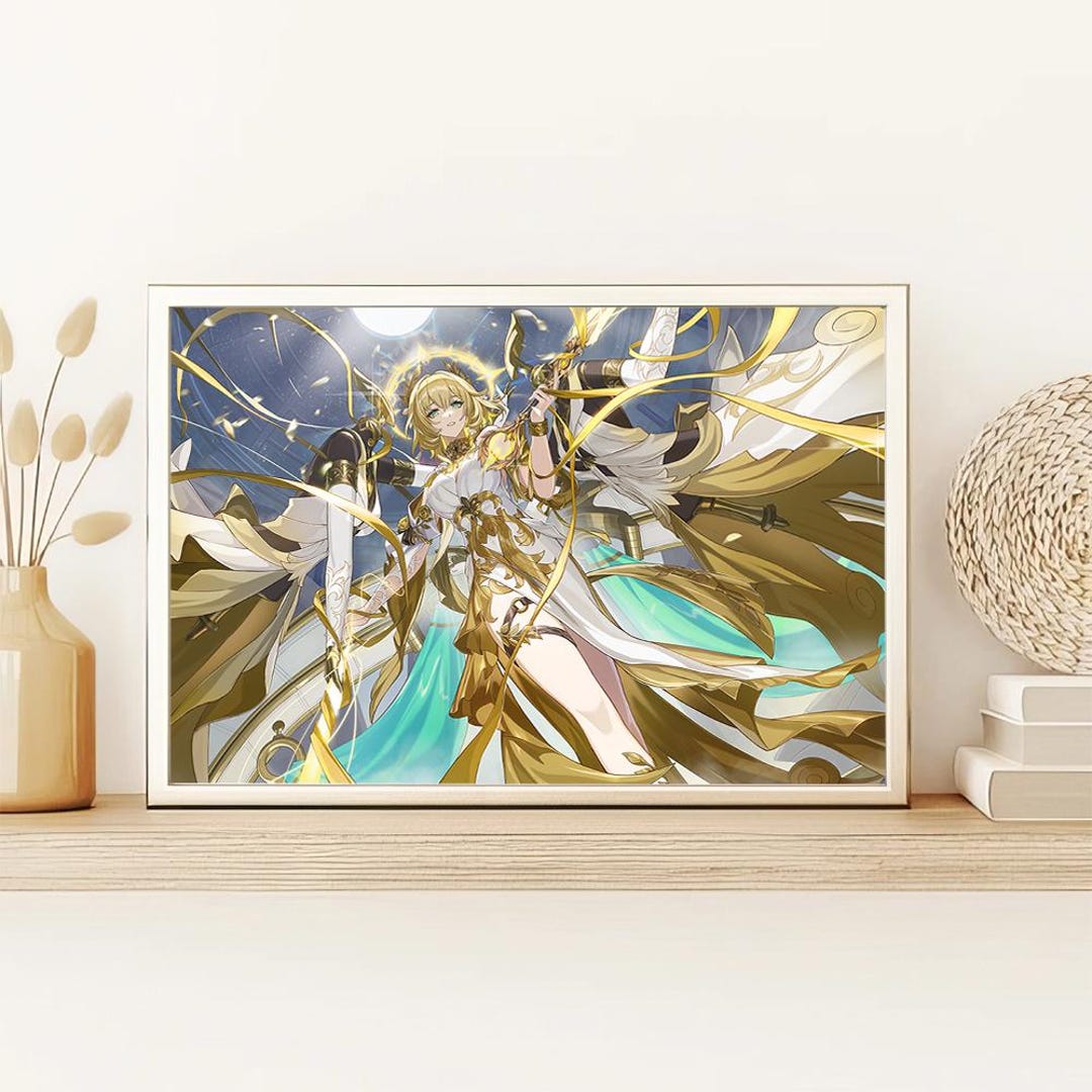 Honkai Stair Rail Aglaea Poster, High Quality Canvas Poster Print ...