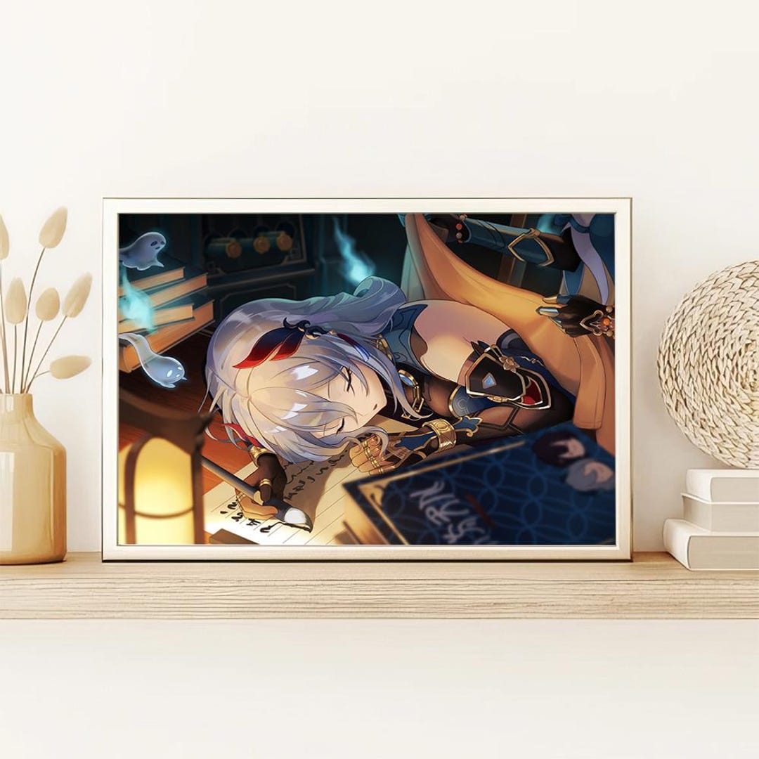 Honkai Stair Rail Hanya Poster, High Quality Canvas Poster Print, Gifts ...