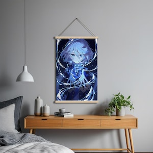 Genshin Impact Furina Poster, High Quality Canvas Poster Print, Gifts ...