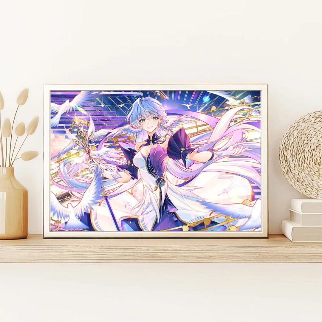Honkai Stair Rail Robin Poster, High Quality Canvas Poster Print, Gifts ...