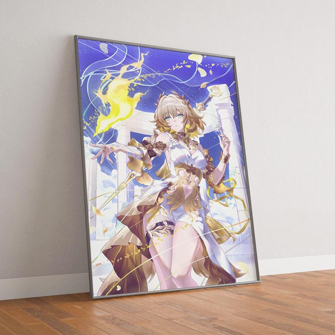 Honkai Stair Rail Aglaea Poster, High Quality Canvas Poster Print ...