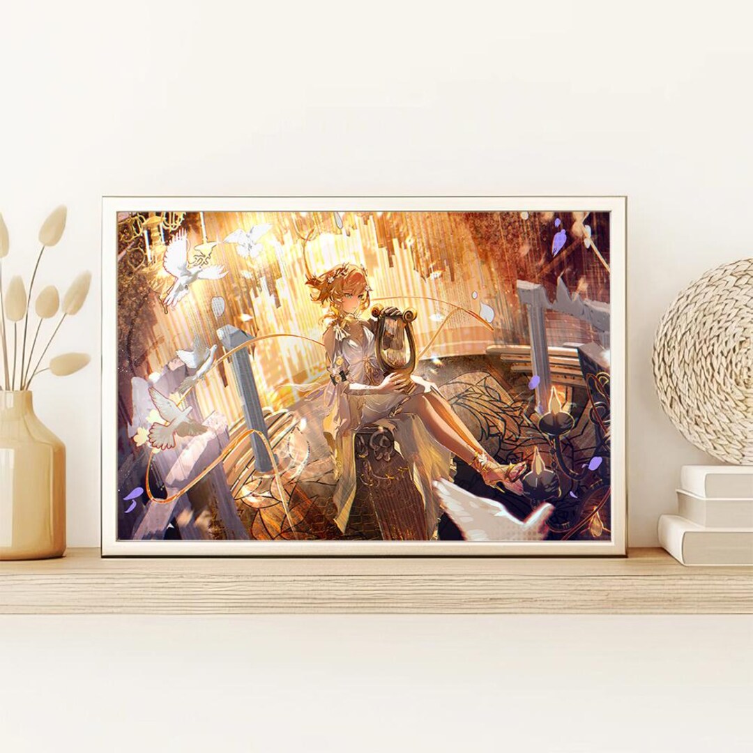 Honkai Stair Rail Aglaea Poster, High Quality Canvas Poster Print ...