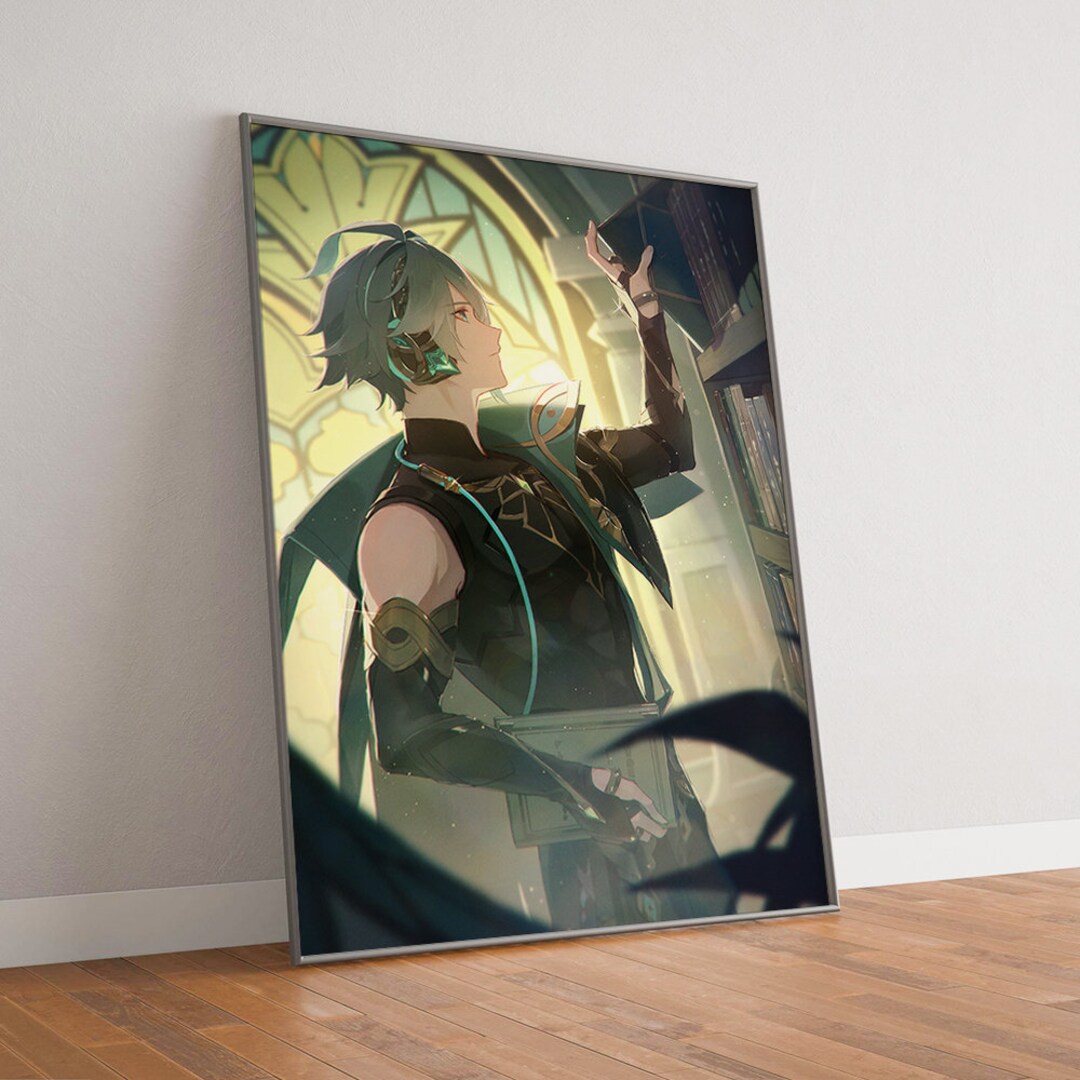 Genshin Impact Alhaitham Poster, High Quality Canvas Poster Print ...