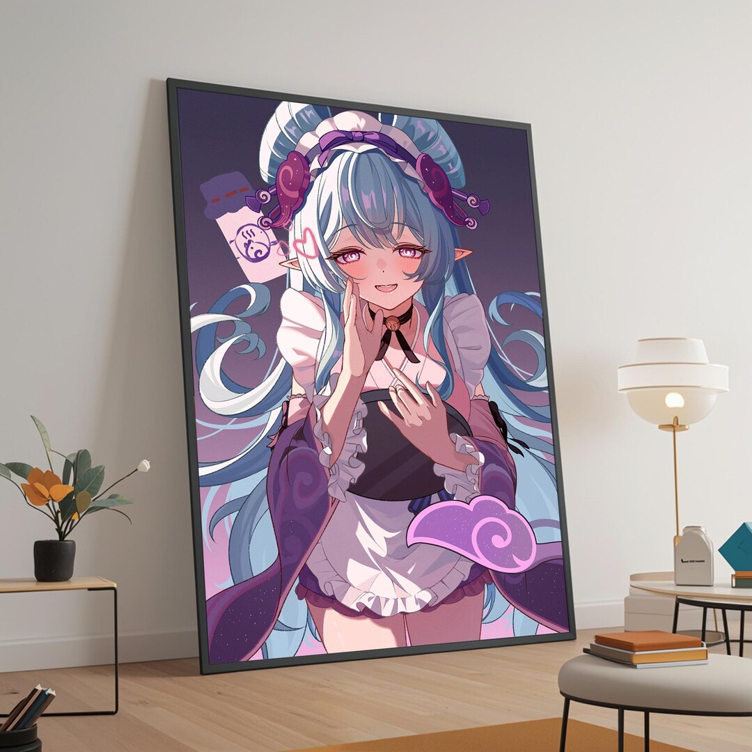 Genshin Impact Yumemizuki Mizuki Poster, High Quality Canvas Poster ...