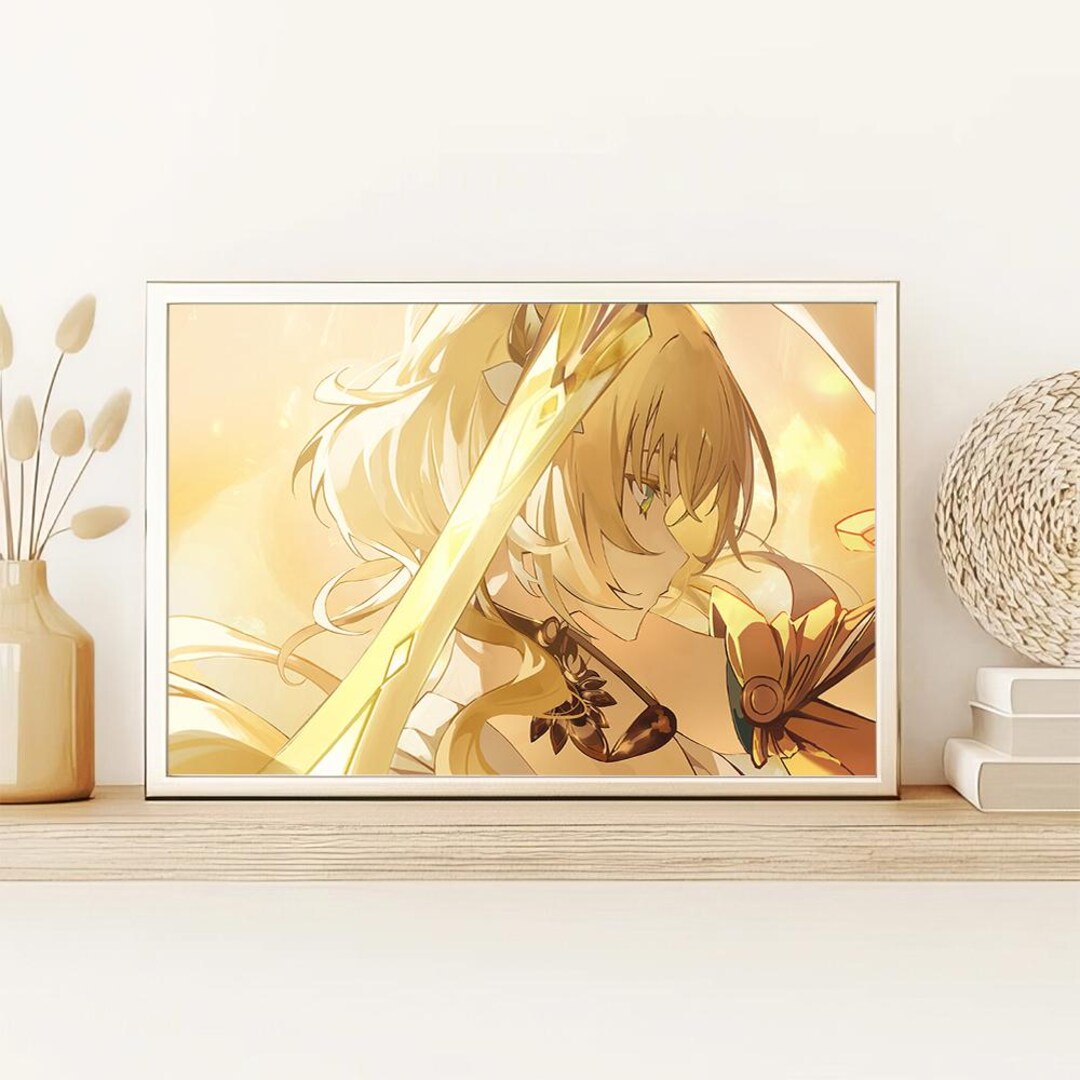 Honkai Stair Rail Aglaea Poster, High Quality Canvas Poster Print ...