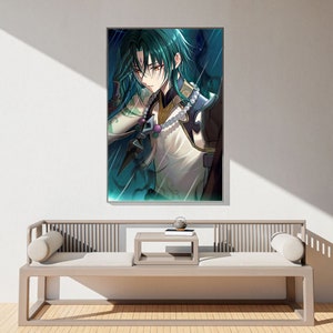 Genshin Impact Xiao Poster, High Quality Canvas Poster Print, Gifts for ...