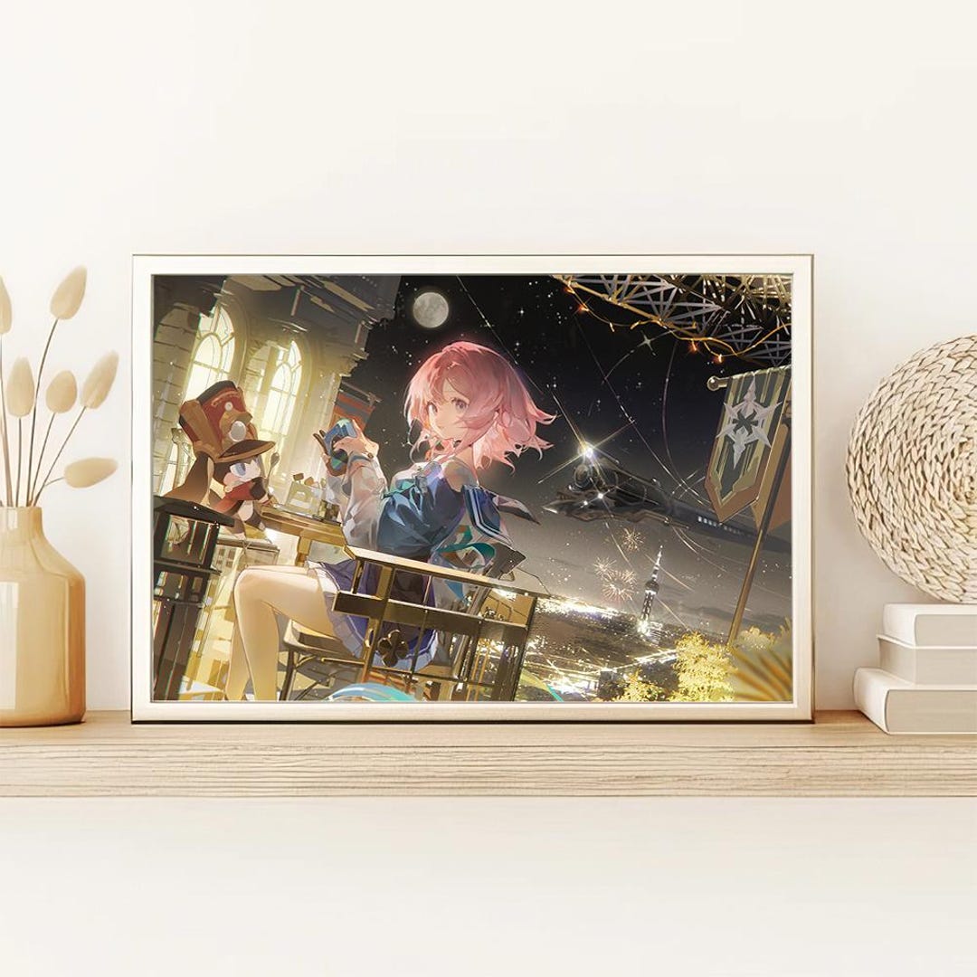 Honkai Stair Rail March 7th Poster, High Quality Canvas Poster Print ...