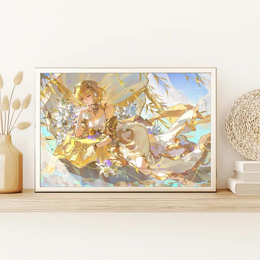 Honkai Stair Rail Aglaea Poster, High Quality Canvas Poster Print ...