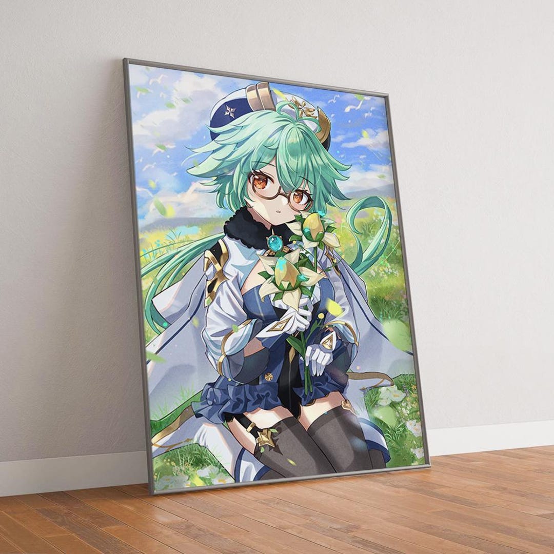 Genshin Impact Sucrose Poster, High Quality Canvas Poster Print, Gifts ...