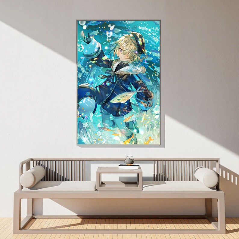 Genshin Impact Mika Poster, High Quality Canvas Poster Print, Gifts for ...