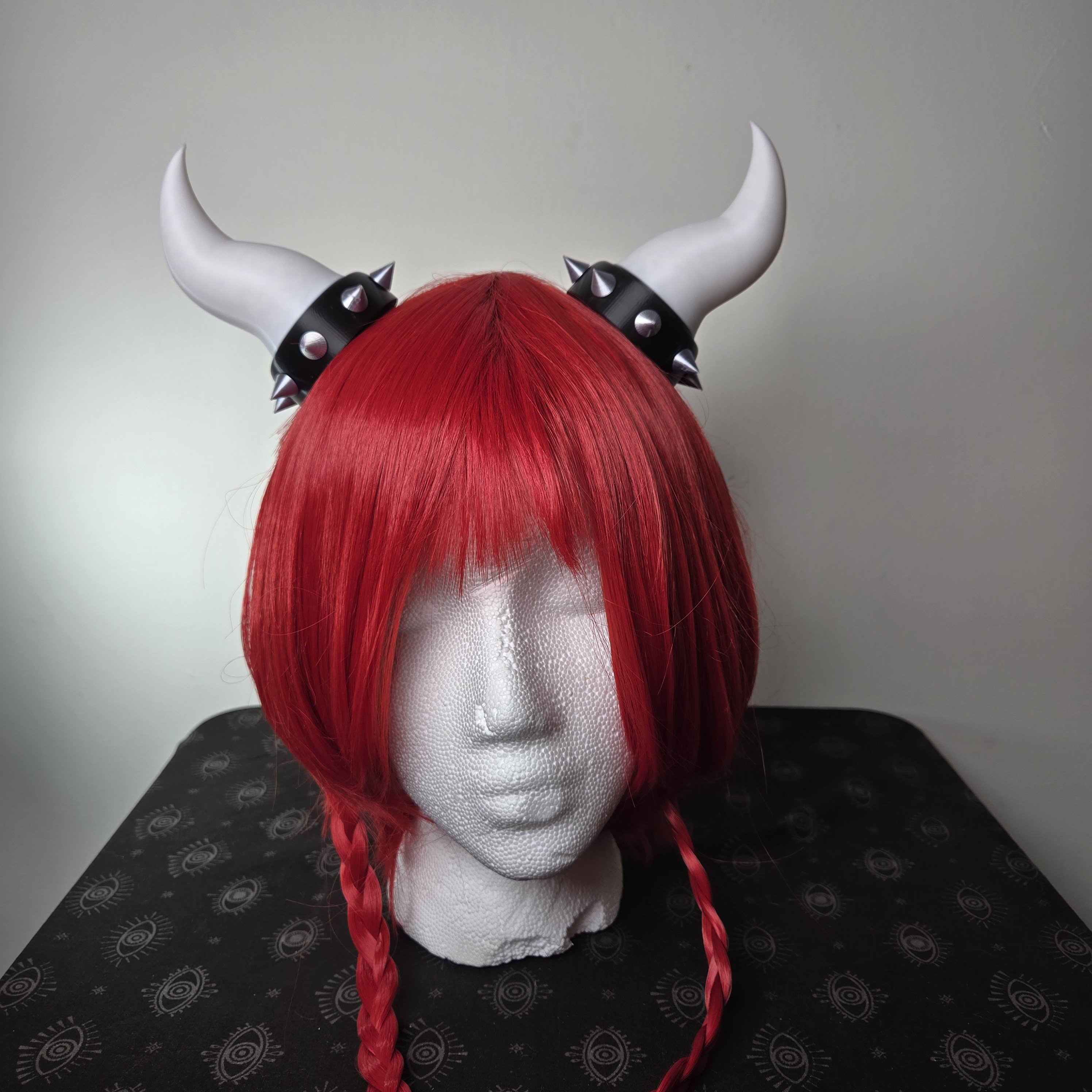 Beast 3D Printed Cosplay Horns, Halloween Costume, Dnd Kappa Headband ...