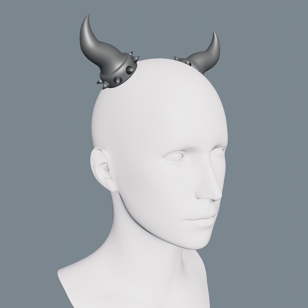 Horns 3D Print Design for Cosplay, Halloween Costume, Dnd Kappa DIGITAL ...