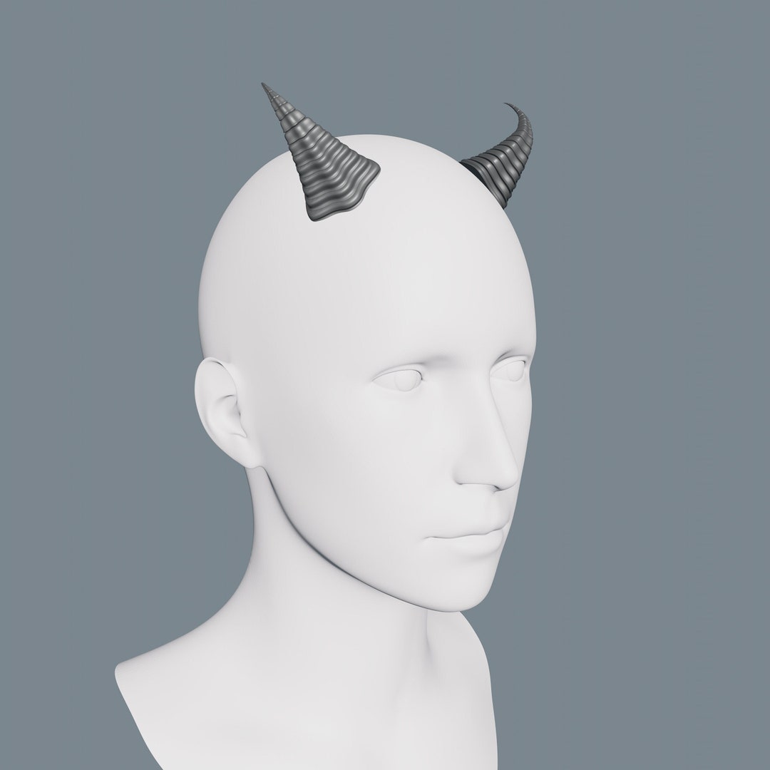 Horns 3D Print Design for Cosplay, Dnd | Astaroth | DIGITAL - Etsy