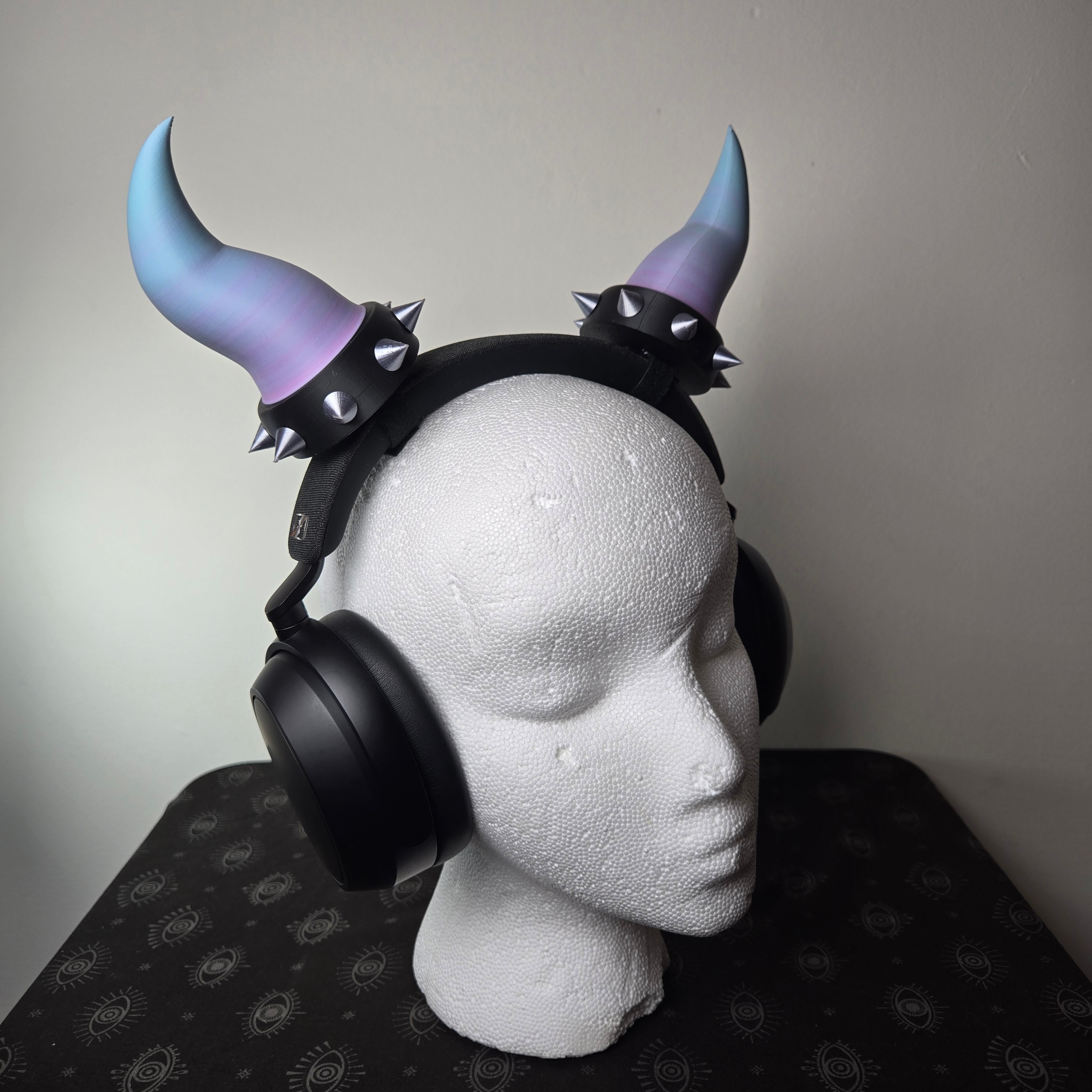 Cotton Candy Kappa Hot-swappable Beast 3D Printed Cosplay Horns, Goth ...