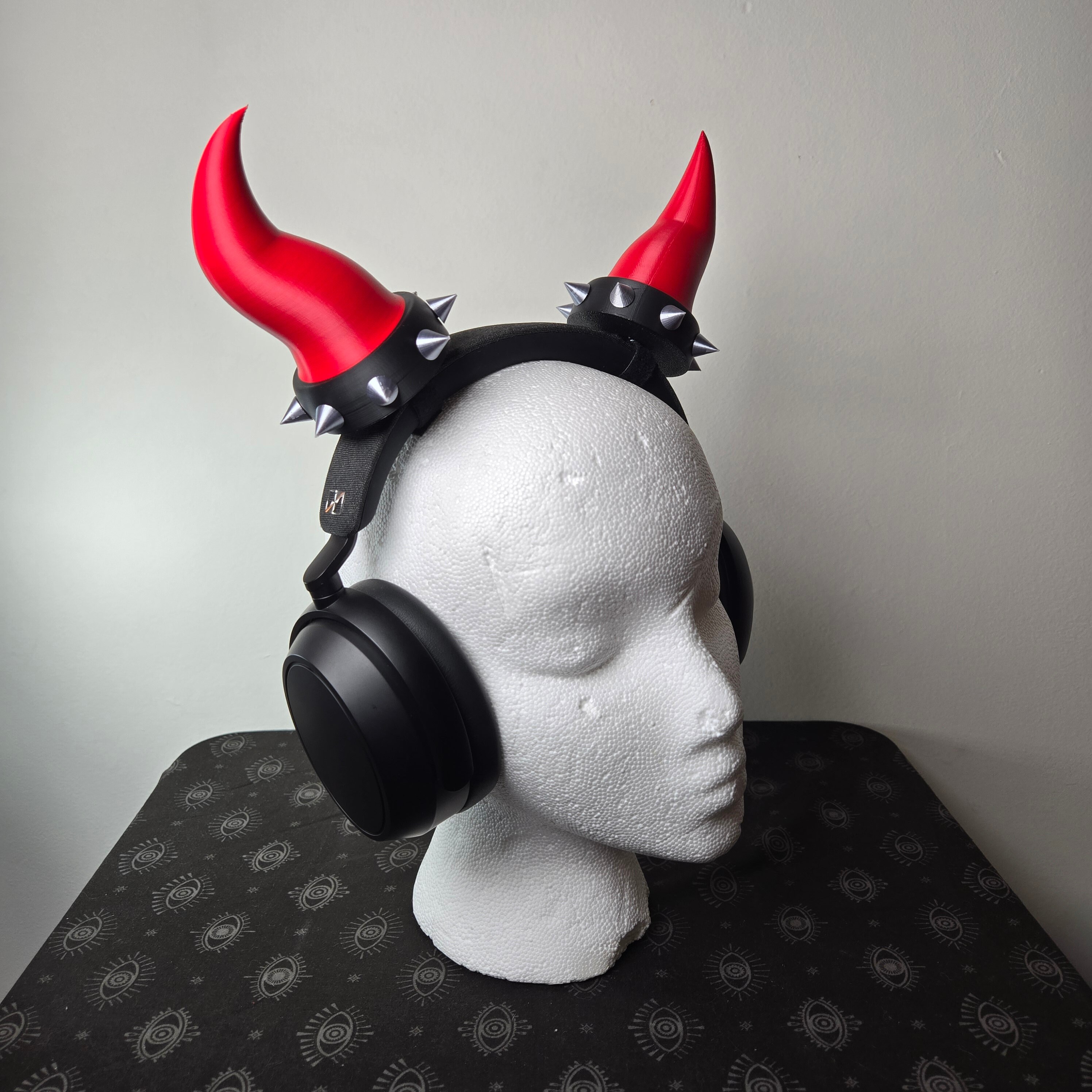 Beast 3D Printed Cosplay Horns, Halloween Costume, Dnd Kappa Headband ...