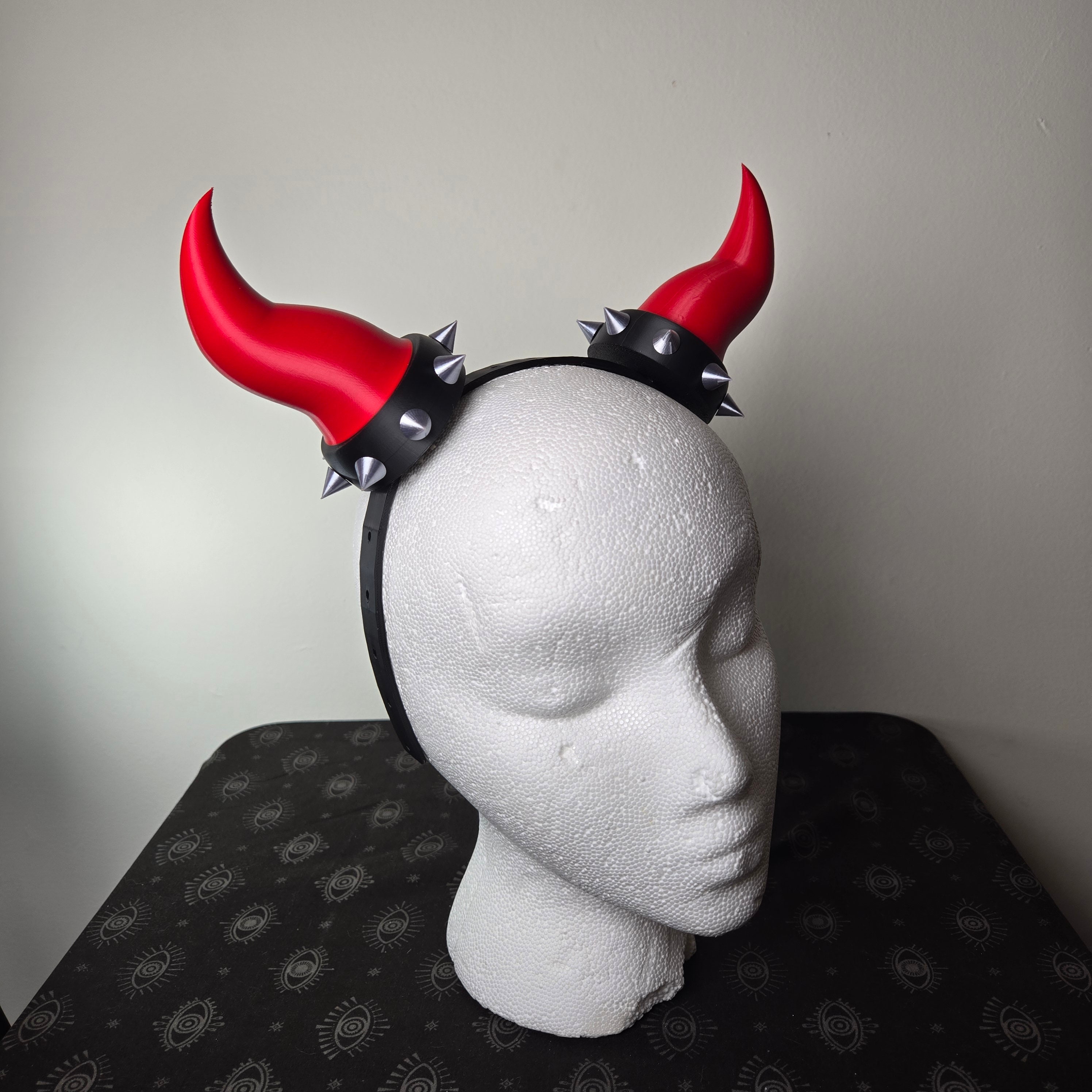 Beast 3D Printed Cosplay Horns, Halloween Costume, Dnd Kappa Headband ...