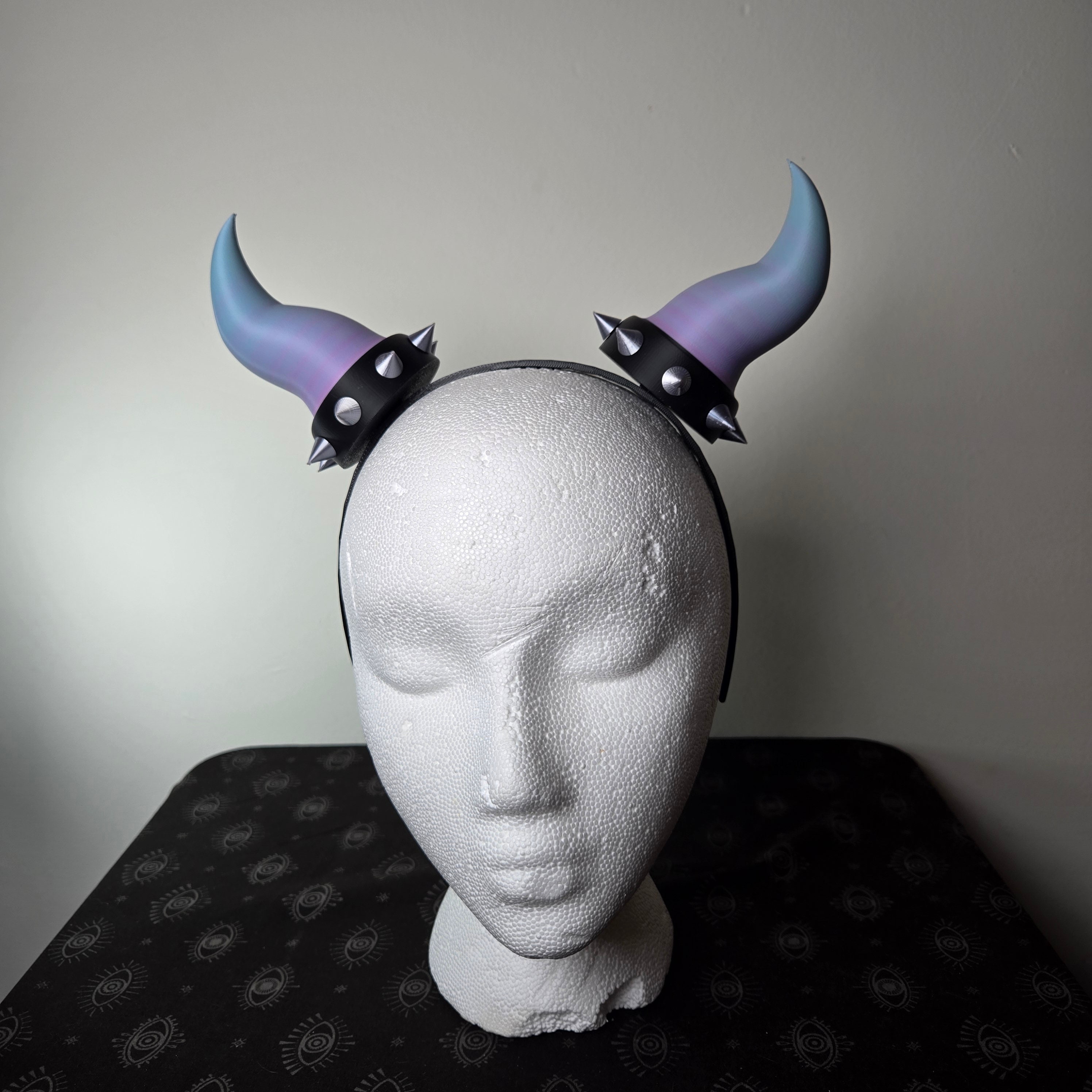Cotton Candy Kappa Hot-swappable Beast 3D Printed Cosplay Horns, Goth ...