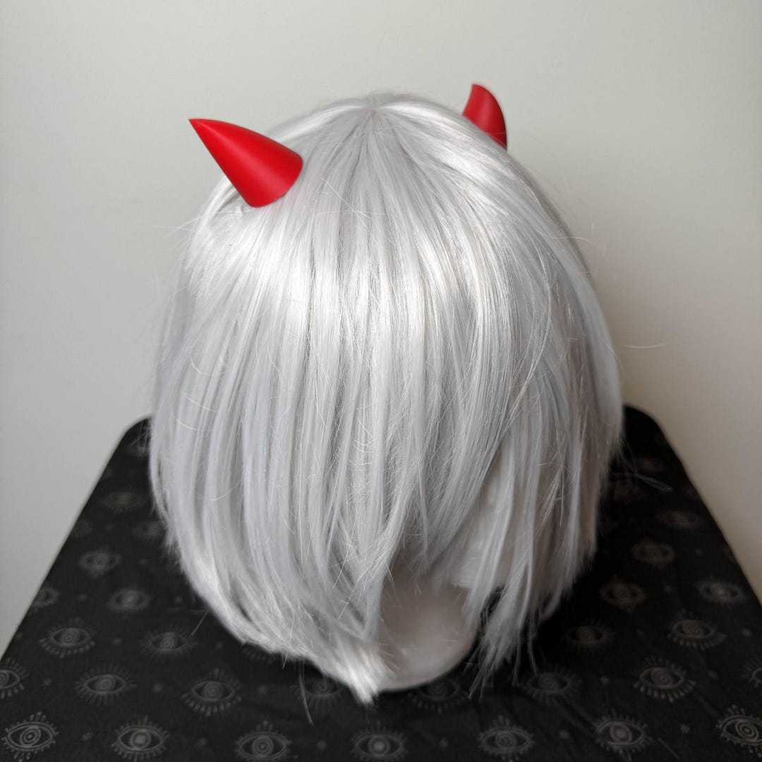 Demon 3D Printed Cosplay Horns, Dnd | Satan | Headband and Headset Add ...
