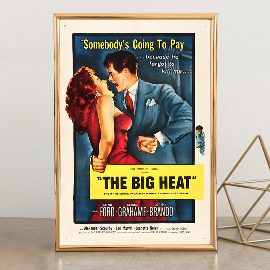 The Big Heat Movie Posters High Quality Canvas Wall Art Room Decor ...