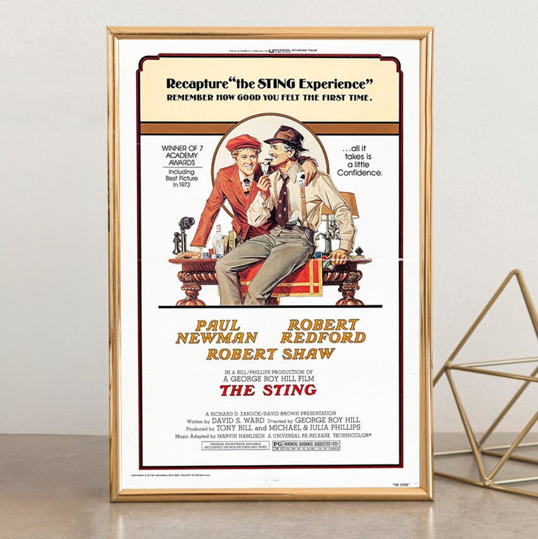 The Sting Movie Posters High Quality Canvas Wall Art Room Decor Poster ...