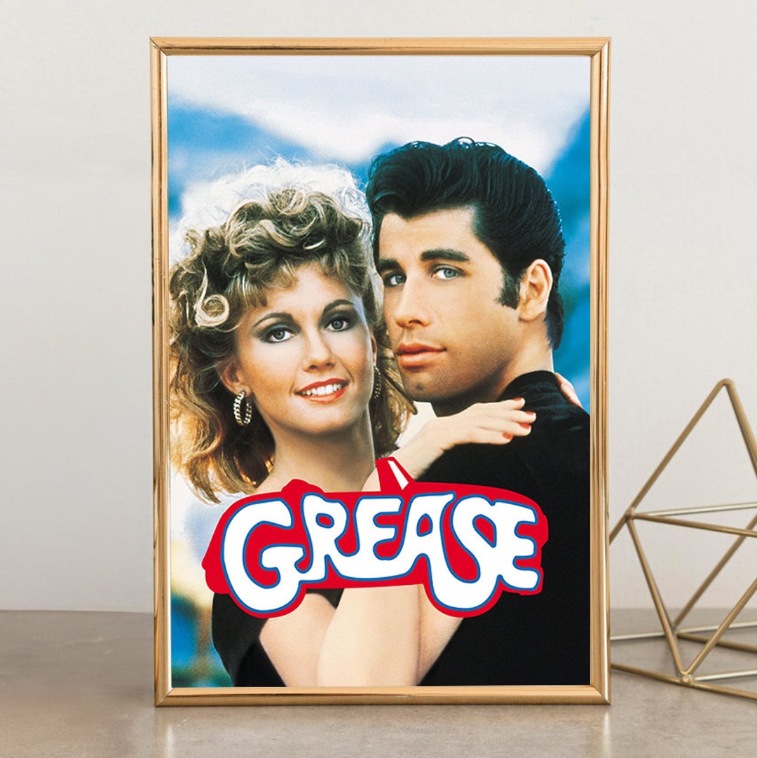 Grease Movie Posters Art Prints Movie Home Decor Wall Art - Etsy