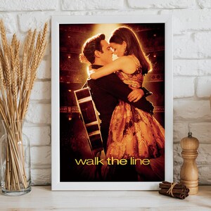 Walk the Line Movie Posters High Quality Canvas Wall Art Room Decor ...