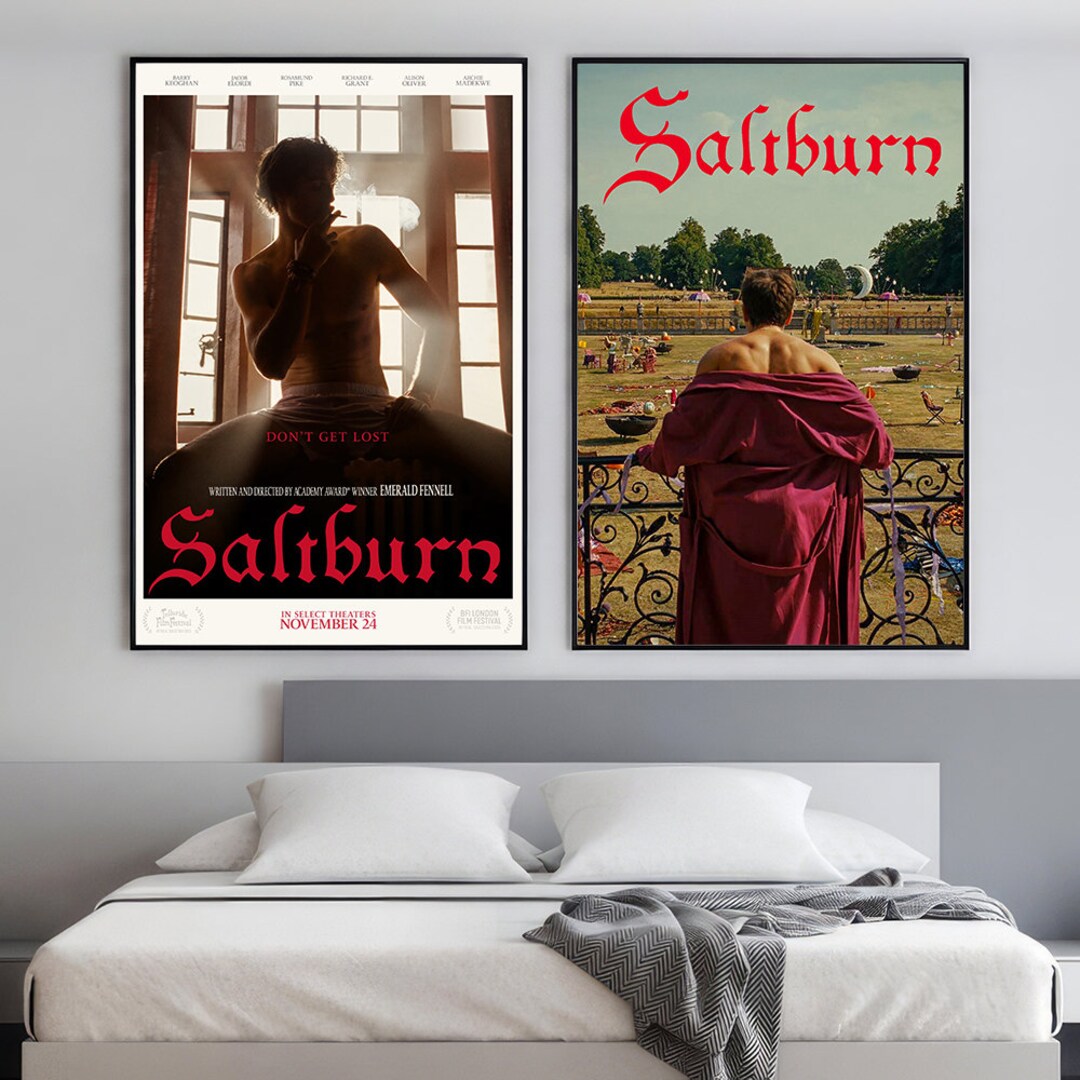 Saltburn 2023 Movie Posters High Quality Canvas Wall Art Room Decor ...